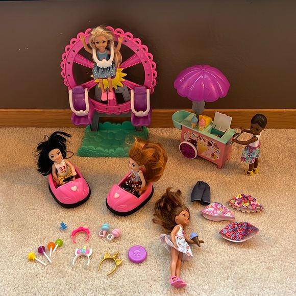 Barbie | Toys | Barbie Chelsea Doll Carnivaltheme Park Large A Lot With ...